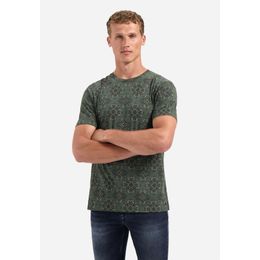 NO EXCESS Herren T-Shirt "NO EXCESS Bedrucktes T-Shirt"dunkelgr&uuml;n, Gr. M, 100% Baumwolle, Shirts