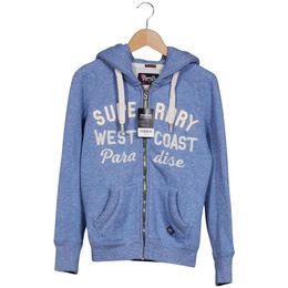 Superdry Kapuzenpullover Damen Größe M Second Hand hellblau