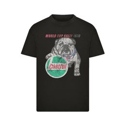 T-Shirt F4NT4STIC "Castrol 1970", Mädchen, Gr. 110/116, schwarz, Obermaterial: 100% Baumwolle, regular fit, Rundhals, ohne Bündchen, Shirts, Official Merch