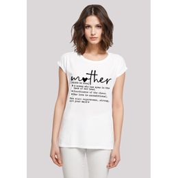 T-Shirt F4NT4STIC "Muttertag Superwoman Mama", Damen, Gr. 4XL, wei&szlig;, Obermaterial: 100% Baumwolle, regular fit, Rundhals, ohne B&uuml;ndchen, Shirts T-Shirt, Premium Qualit&auml;t