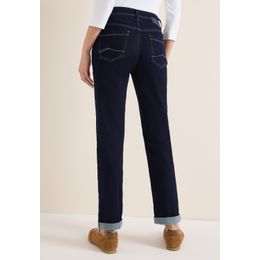 Slim-fit-Jeans Cecil, Damen, Gr. 30, Länge 32, rinsed wash, Jeans, 69% Baumwolle, 29% Polyester, 2% Elasthan, unifarben, lang, Jeans, 5-Pocket-Style