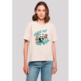 T-Shirt F4NT4STIC "Tao Tao Child Of The Wild", Damen, Gr. L, pink, Obermaterial: 100% Baumwolle, oversize, Rundhals, ohne Bündchen, Shirts, Retro, Heroes of Childhood, TV Serie