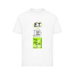 F4NT4STIC Mädchen T-Shirt "E.T. Unisex He's A Spaceman"weiß, Gr. 122, Obermaterial: 100% Baumwolle, Shirts, Official Merch