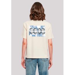T-Shirt F4NT4STIC "Wickie und die starken M&auml;nner Turn Your Head", Damen, Gr. 4XL, wei&szlig; (sandwei&szlig;), Obermaterial: 100% Baumwolle, oversize, Rundhals, ohne B&uuml;ndchen, Shirts T-Shirt, Retro, Heroes of Childhood, TV Serie