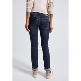 Comfort-fit-Jeans Street One, Damen, Gr. 29, L&auml;nge 32, deep indigo soft washed, Jeans, 72% Baumwolle, 25% Polyester, 3% Elasthan, unifarben, lang, Jeans, 5-Pocket-Style