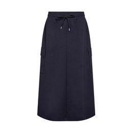 Midirock soyaconcept "Soya Concept Skirt SC-BANU 233", Damen, Gr. S, 6910 navy, Obermaterial: 48% Modal, 48% Polyester, 4% Elasthan, Röcke