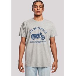 F4NT4STIC Herren T-Shirt "BSA Motorcycles Most Popular In The World"erdgrau, Gr. S, Obermaterial: 100% Baumwolle, Shirts, Premium Qualität