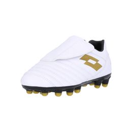 Fu&szlig;ballschuh Lotto "MILANO 700 AGM JR S", Herren, Gr. 24, gold (wei&szlig;, goldfarben), Lederimitat, Schuhe Fu&szlig;ballschuh, im ausgekl&uuml;gelten Design ideal f&uuml;r Kunstrasen