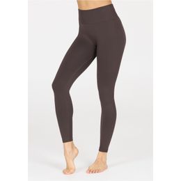 ENDURANCE ATHLECIA Funktionstights ATHLECIA "Nagar V2", Damen, Gr. L/XL, EURO-Größen, braun, 80% Polyamid, 19% Elasthan, 1% Polyester, unifarben, Hosen, in nahtloser Konstruktion