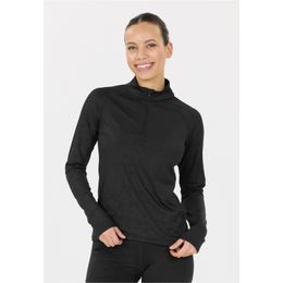 Funktionsshirt Endurance "Peipah", Herren, Gr. 38, schwarz, 82% Polyester, 18% Elasthan, unifarben, normal, hoch geschlossener Ausschnitt, Shirts Funktionsshirt, mit 4-Wege-Stretch f&uuml;r viel Bewegungsfreiheit