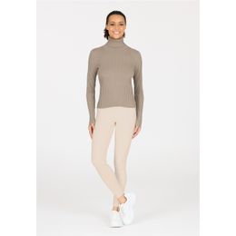 ENDURANCE ATHLECIA Trainingstights ATHLECIA "Aisha", Damen, Gr. 40, EURO-Gr&ouml;&szlig;en, ecru, 78% Polyester, 22% Elasthan, unifarben, Hosen, aus atmungsaktivem Stoff