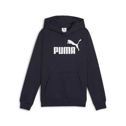 Hoodie Puma "ESS No. 1 Logo Fleece-Hoodie Jungen", Jungen, Gr. 176, blau (new navy blau), Obermaterial: 66% Baumwolle, 34% Polyester; Kapuzenfutter: 100% Baumwolle; Rippe: 97% Baumwolle, 3% Elasthan, normal, Sweatshirts Hoodie