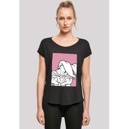 T-Shirt F4NT4STIC "Looney Tunes Bugs Bunny Adore", Damen, Gr. L, schwarz, Obermaterial: 100% Baumwolle, regular fit, Rundhals, ohne B&uuml;ndchen, Shirts T-Shirt, Print