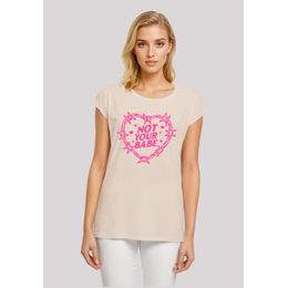 F4NT4STIC Damen T-Shirt "Unabh&auml;ngige Frau Not Your Babe Frauentag"sandwei&szlig;, Gr. L, Obermaterial: 100% Baumwolle, Shirts, Premium Qualit&auml;t