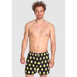 Lousy Livin Underwear LOUSY LIVIN Herren Boxershorts "Toast Zitrone", Gr. Lschwarz, 100% Baumwolle, bedruckt, Unterhosen, mit coolen Comic-Motiven