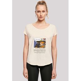 F4NT4STIC Damen T-Shirt "Star Wars Use the Force"sandwei&szlig;, Gr. XL, Obermaterial: 100% Baumwolle, Shirts, Premium Qualit&auml;t