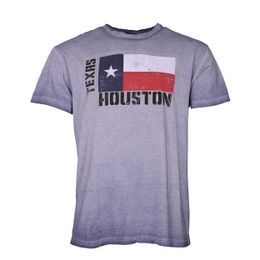 T-Shirt Top Gun "TG20212103", Herren, Gr. 48S, blau (navy), Obermaterial: 100% Baumwolle, Shirts T-Shirt