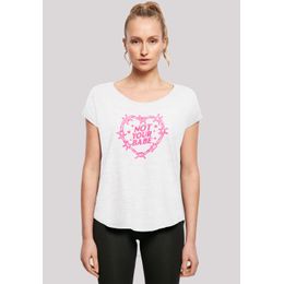 F4NT4STIC Damen T-Shirt "Unabh&auml;ngige Frau Not Your Babe Frauentag"wei&szlig;, Gr. S, Obermaterial: 100% Baumwolle, Shirts, Premium Qualit&auml;t