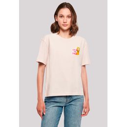 T-Shirt F4NT4STIC "Wickie Know Your Power", Damen, Gr. L, pink, Obermaterial: 100% Baumwolle, oversize, Rundhals, ohne B&uuml;ndchen, Shirts T-Shirt, Nostalgie, Retro Print, Kinderserie