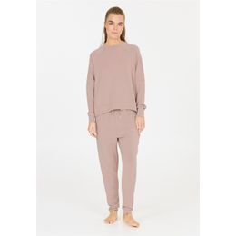 ENDURANCE ATHLECIA Sweathose ATHLECIA "Jacey", Damen, Gr. 38, EURO-Gr&ouml;&szlig;en, pink, 51% Polyester, 44% Modal, 5% Elasthan, unifarben, lang, Hosen Sweathose, aus weichem Modalmix