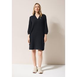 Sommerkleid Cecil, Damen, Gr. M40, US-Größen, schwarz, Web, 100% Baumwolle, unifarben, comfort fit kniefrei, V-Ausschnitt, Bündchen, Kleider, aus 100% Baumwolle