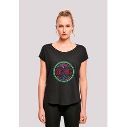 F4NT4STIC Damen T-Shirt "ACDC Neon Powerage für Kinder & Herren"schwarz, Gr. L, Obermaterial: 100% Baumwolle, Shirts, Print
