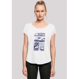 F4NT4STIC Damen T-Shirt "British Motor Heritage Austin Blue Allegro 3 Car"wei&szlig;, Gr. 5XL, Obermaterial: 100% Baumwolle, Shirts, Premium Qualit&auml;t