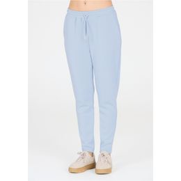 ENDURANCE ATHLECIA Sweathose ATHLECIA "Jacey", Damen, Gr. 34, EURO-Größen, blau (hell, denim), 51% Polyester, 44% Modal, 5% Elasthan, unifarben, lang, Hosen, aus weichem Modalmix