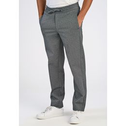 Stoffhose LINDBERGH "LINDBERGH Stoffhose", Herren, Gr. L, grau (grau mix), Obermaterial: 75% Polyester, 22% Viskose, 3% Elasthan, relaxed fit, Hosen Stoffhose