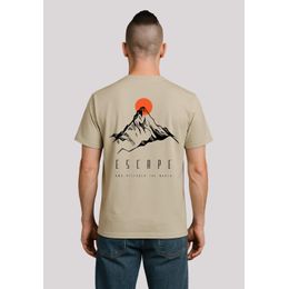 F4NT4STIC Herren T-Shirt "Escape Discover the World Mountain"sand, Gr. XXL, Obermaterial: 100% Baumwolle, Shirts, Premium Qualität, ESCAPE Collection