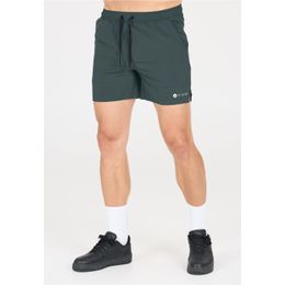 Shorts Virtus "Berk", Herren, Gr. L, US-Gr&ouml;&szlig;en, gr&uuml;n (tannengr&uuml;n), 91% Polyester, 9% Elasthan, unifarben, kurz, Hosen Shorts, mit Quick-Dry-Funktion