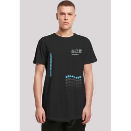 T-Shirt F4NT4STIC "Self Love LONG TEE", Herren, Gr. L, schwarz, Obermaterial: 100% Baumwolle, regular fit, Rundhals, ohne Bündchen, Shirts, Print