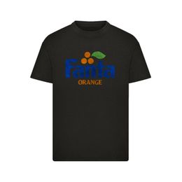 T-Shirt F4NT4STIC "Fanta Orange", Mädchen, Gr. 110/116, schwarz, Obermaterial: 100% Baumwolle, regular fit, Rundhals, ohne Bündchen, Shirts, Official Merch