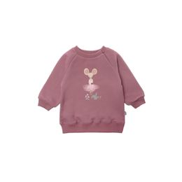 Sweatshirt Liliput "Tanzmaus", M&auml;dchen, Gr. 98/104, rosa, 80% Baumwolle, 20% Polyester, bedruckt, normal, Rundhals, Sweatshirts Sweatshirt, mit Rundhalsausschnitt
