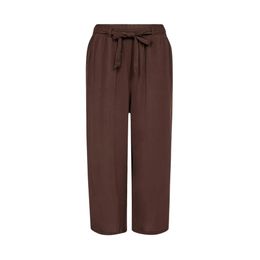 Chinohose soyaconcept "Soya Concept Trousers SC-RADIA 52_B", Damen, Gr. M, Normalgrößen, 8694 hot fudge, Obermaterial: 100% Viskose, Hosen