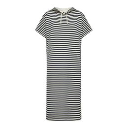 Jerseykleid soyaconcept "Soya Concept Dress SC-BARNI 35", Damen, Gr. S, Normalgr&ouml;&szlig;en, 6910c navy combi, Obermaterial: 48% Modal, 48% Polyester, 4% Elasthan, Kleider Jerseykleid