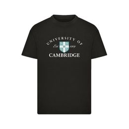 T-Shirt F4NT4STIC "University Of Cambridge Est 1209", Mädchen, Gr. 110/116, schwarz, Obermaterial: 100% Baumwolle, regular fit, Rundhals, ohne Bündchen, Shirts, Official Merch