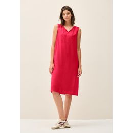 Midikleid Cecil, Damen, Gr. L (42), US-Größen, rot (glazed apple rot), Stoff, 88% Viskose, 12% Nylon, unifarben, normal wadenlang, Rundhals, Bündchen, Kleider, soft und trageangenehm