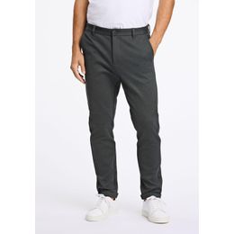 Stoffhose LINDBERGH "LINDBERGH Stoffhose", Herren, Gr. XXS, grün (army mix), Obermaterial: 75% Polyester, 22% Viskose, 3% Elasthan; Futter: 65% Polyester, 35% Baumwolle, slim fit, Hosen