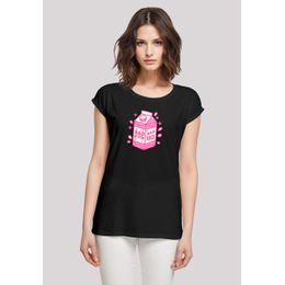 T-Shirt F4NT4STIC "Internationaler Frauentag: Girl-Power-Design", Damen, Gr. 4XL, schwarz, Obermaterial: 100% Baumwolle, regular fit, Rundhals, ohne B&uuml;ndchen, Shirts T-Shirt, Premium Qualit&auml;t