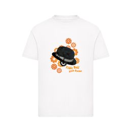 T-Shirt F4NT4STIC "A Clockwork Orange Viddy Well", Mädchen, Gr. 122/128, weiß, Obermaterial: 100% Baumwolle, regular fit, Rundhals, ohne Bündchen, Shirts, Official Merch