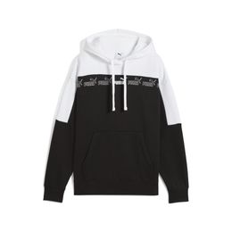 Hoodie Puma "Around The Block Hoodie Damen", Damen, Gr. M, schwarz, Obermaterial: 66% Baumwolle, 34% Polyester; Kapuzenfutter: 100% Baumwolle; Rippe: 97% Baumwolle, 3% Elasthan, comfort fit, Sweatshirts Hoodie