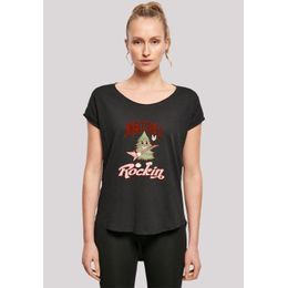 F4NT4STIC Damen T-Shirt "Jingle Bell Rocking Weihnachten Tree"schwarz, Gr. XL, Obermaterial: 100% Baumwolle, Shirts, Premium Qualit&auml;t,