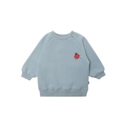 Sweatshirt Liliput "Marienk&auml;fer", M&auml;dchen, Gr. 98/104, blau, 80% Baumwolle, 20% Polyester, bedruckt, normal, Rundhals, Sweatshirts Sweatshirt, mit tollem Marienk&auml;fer-Print