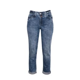 Boyfriend-Jeans STOOKER WOMEN "Davos Denim Boyfriend Fit", Damen, Gr. 46, Länge 30, blau (heavy used blau), Denim/Jeans, 98% Baumwolle, 2% Elasthan, lässig geschnitten lang, Jeans, Jeans Boyfriend Fit Casual Denim Lässige Passform für Damen