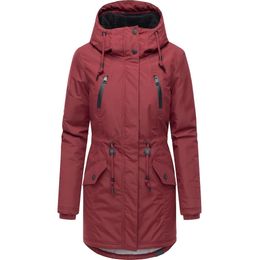 Ragwear Wintermantel 'Elsien' Damen Größe L bordeaux