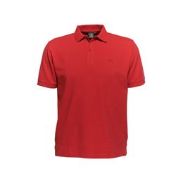 Poloshirt Ahorn Sportswear, Herren, Gr. 3XL, rot, 80% Baumwolle, 20% Polyester, bestickt, normal, ohne Ausschnitt, Shirts, in klassischem Design