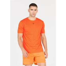 Funktionsshirt Virtus "Ayaan", Herren, Gr. 3XL, orange, 100% Polyester, unifarben, normal, Rundhals, Shirts Funktionsshirt, mit 4-Wege-Stretch