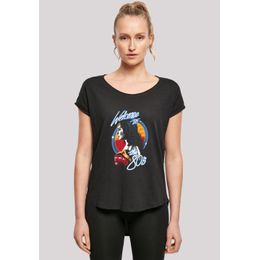 T-Shirt F4NT4STIC "DC Comics Wonder Welcome To The 80s", Damen, Gr. L, schwarz, Obermaterial: 100% Baumwolle, regular fit, Rundhals, ohne B&uuml;ndchen, Shirts T-Shirt, Damen,Premium Merch,Lang,Longshirt,Bedruckt