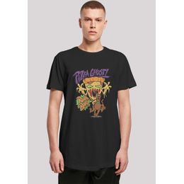 T-Shirt F4NT4STIC "Scooby Doo Pizza Ghost Geist", Herren, Gr. M, schwarz, Obermaterial: 100% Baumwolle, regular fit, Rundhals, ohne Bündchen, Shirts, Print